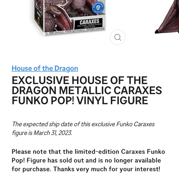 Funko | Accents | Nwt Limited Edition Hotd Funko Pop | Poshmark